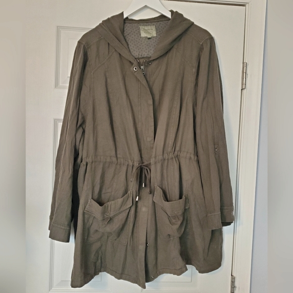 torrid | Jackets & Coats | Plus Size Green Long Utility Jacket | Poshmark